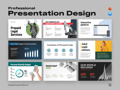A professional-looking presentation design | Upwork
