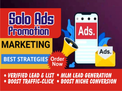 USA Solo ads promotion for affiliate link promotion | Upwork
