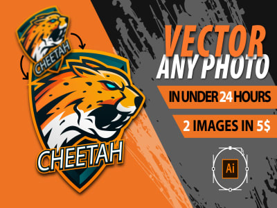 Vector tracing, vectorize, recreate, redraw, image to vector in 24 hrs | Upwork