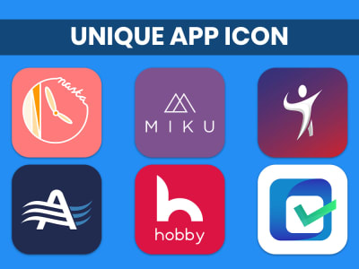 Unique attractive mobile app icon or logo | Upwork