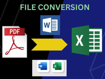 Accurate conversion files PDF, Word, Excel | Upwork