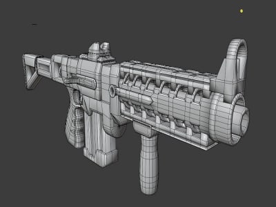A quality 3D fps animation, gun modeling with realistic weapon ...