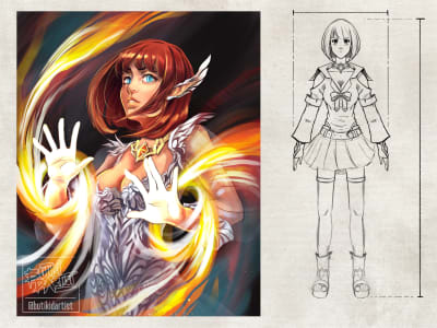 Custom anime character design | Upwork