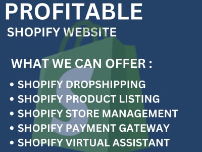 A profitable shopify store and get higher sales in your store | Upwork