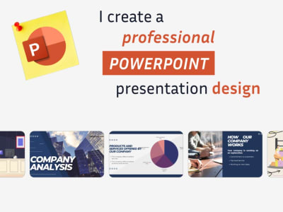 A professional design for creating a PowerPoint presentation | Upwork