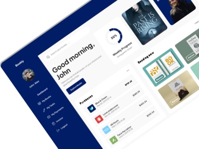 Ebook Dashboard UI Design | Upwork