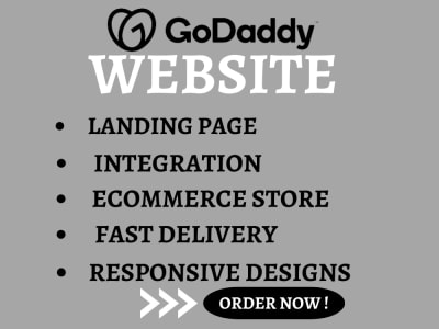 GoDaddy Website Design, GoDaddy Website Redesign, Landing Page ...