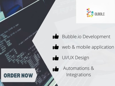 A responsive bubble.io mvp web app, bubble website design | Upwork