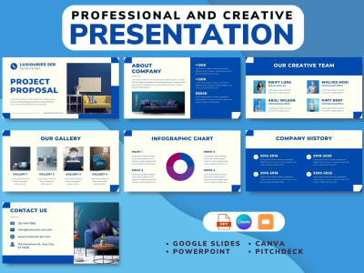 Professional PowerPoint, Pitch Deck, Google Slides, Canva presentation ...