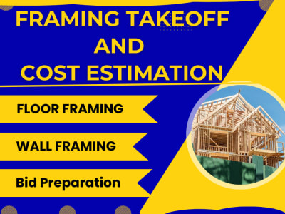 Framing takeoff and cost estimation on Planswift | Upwork