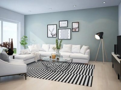 A quality interior and exterior animation, 3D interior design with ...