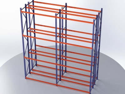 Adjustable Warehouse Rack Designed for safe loading. | Upwork