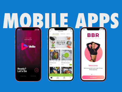 An android and ios app with flutter and a backend | Upwork