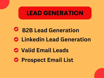 Lead Generation, Data Entry, List Builder & LinkedIn. | Upwork