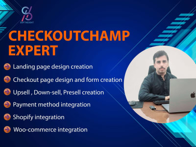 A Checkout Champ landing page, Upsells, Shopify and payment integrations. | Upwork