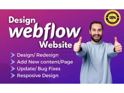 An expert Webflow Developer to design a Webflow Website | Upwork