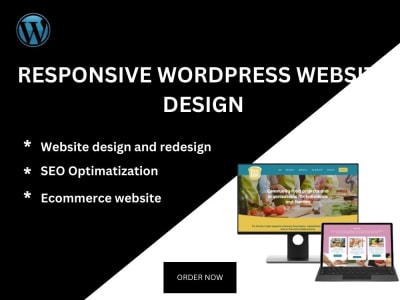 A modern and mobile friendly WordPress website design | Upwork