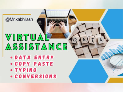 A virtual assistant in data entry, typing, and copy paste | Upwork