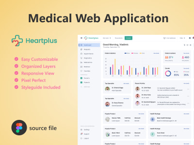 Ux ui design for your Healthcare Medical web application | Upwork