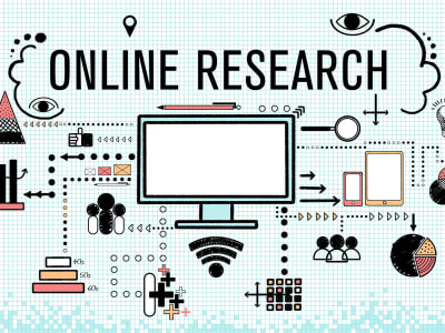 Web searching , web research, online research, data searching ...