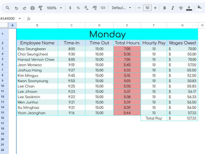 Google Sheet Data Entry | Upwork