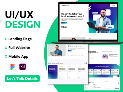 UI/UX design for your web/mobile app and creative landing page | Upwork