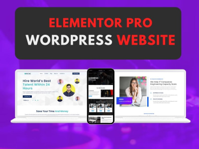 Unique wordpress elementor pro website | elementor web designer | expert | Upwork