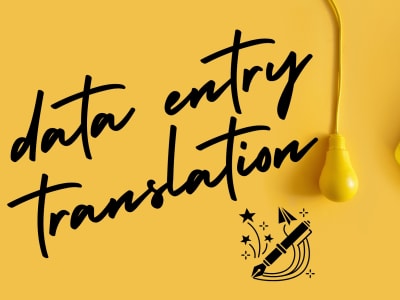 A best data entry or translation work here | Upwork