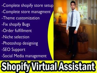 Complete Shopify Store with Virtual Assistant Service for 3 months Free ...