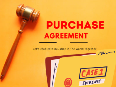 Legal sale and purchase agreement and contracts | Upwork