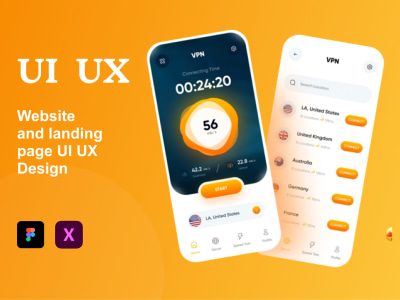 UIUX Designer mobile app uiux and landing page uiux design in Figma | Upwork