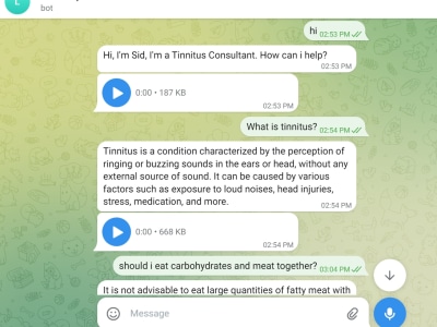 AI RAG Telegram Voice Bot | Upwork