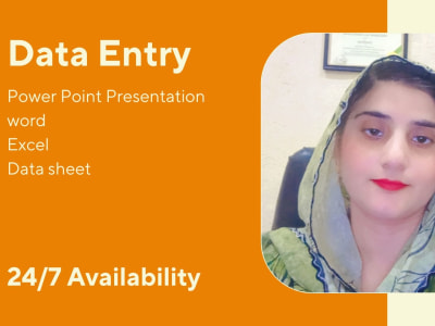 Data Entry , images to Text, Powerpoint presentation. | Upwork