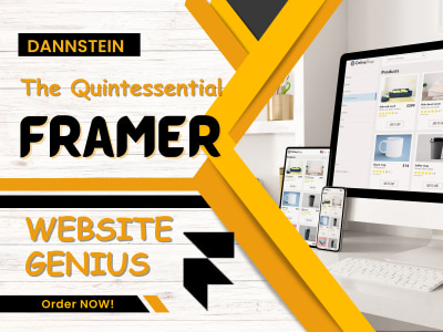 Framer Website, Figma to Framer, design and develop Framer Website, Webflow | Upwork