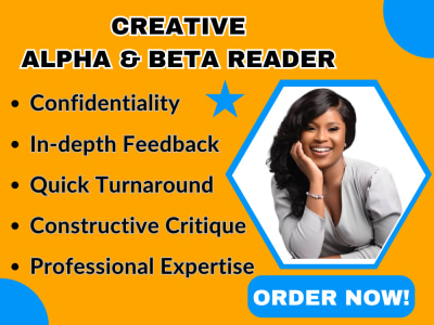 Your beta reader or alpha reader as a writing lecturer | Upwork