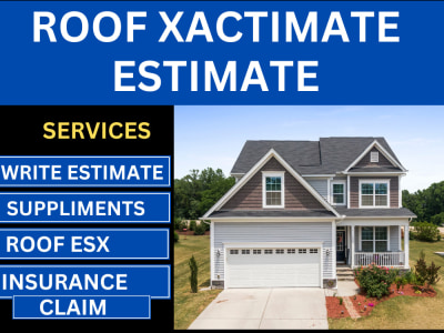 Xactimate roof damage estimate and Sketches | Upwork