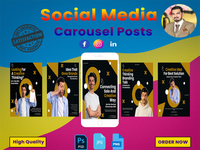 Carousel social media post | Upwork
