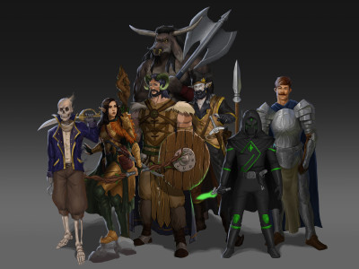 A fantasy dnd character design | Upwork