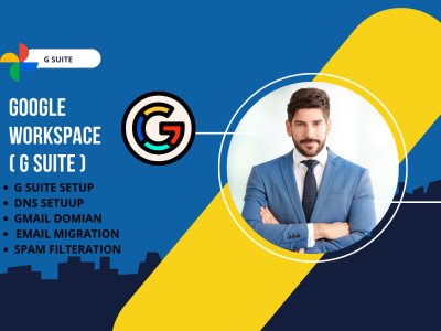 Setup google workspace, g suite, google domain, email migration | Upwork