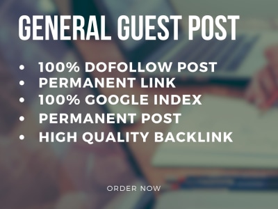 A general guest post on high authority general blogs | Upwork