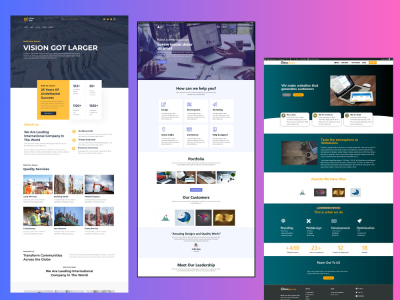 Landing Page Design,One Page Website Design, Wordpress Landing Page | Upwork
