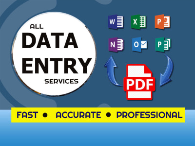 Professionally polished accurate and high-quality Data Entry Services ...