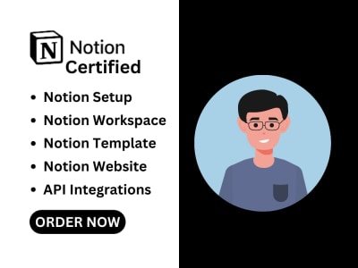 A professional notion workspace setup, notion template | Upwork