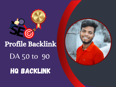 80 Social Profiles For High Da SEO Profile Backlinks | Upwork