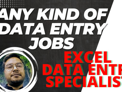 Excel data entry specialist for any kind of data entry jobs | Upwork