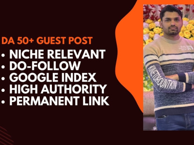 DA 60+ High-Quality Guest Post Do Follow contextual Backlinks | Upwork