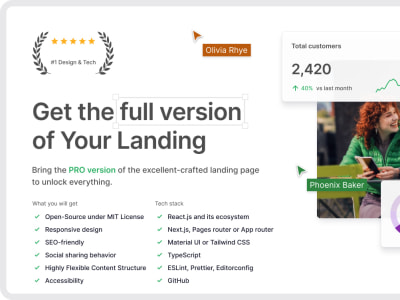 A top-notch landing page for your SaaS, AI tool, or any other web app | Upwork