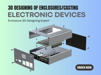 Custom 3D Design for enclosure/Casing for electronic device | Upwork