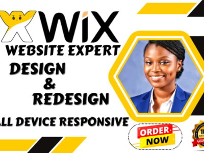 A responsive wix website design and redesign, landing page | Upwork