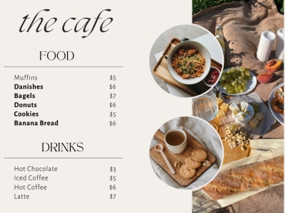 Modern menu designs and Canva templates | Upwork